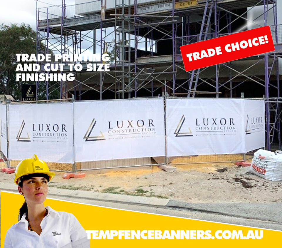 Custom Fence Banners – Trade Only, Cheap, Fast & Made for the trade!