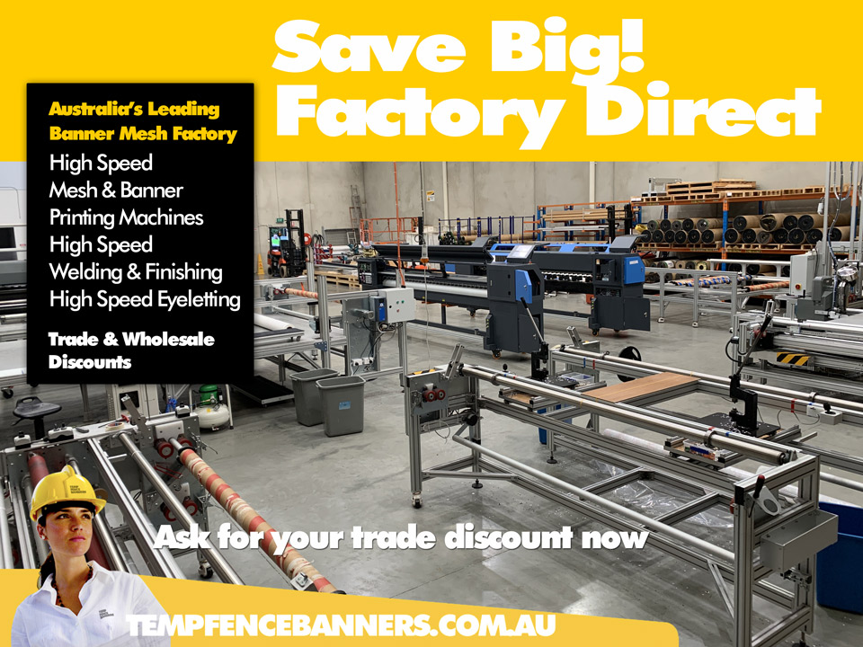 Temp Fence Mesh Banners FACTORY